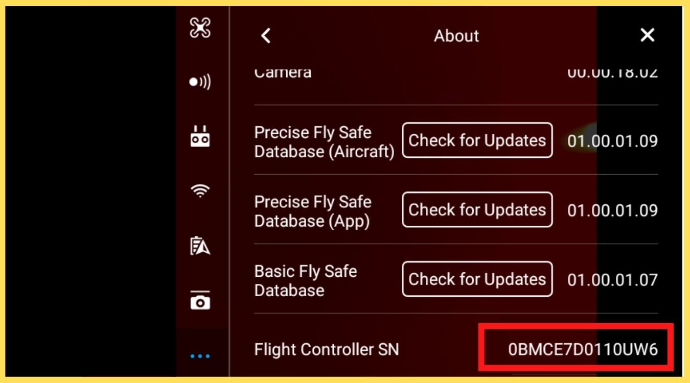 DJI Spark Serial Number Location | FlyThatDrone